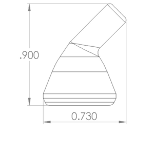 49470 – 3/32 45 Degree Nozzle – Pack of 20 | Loc-Line